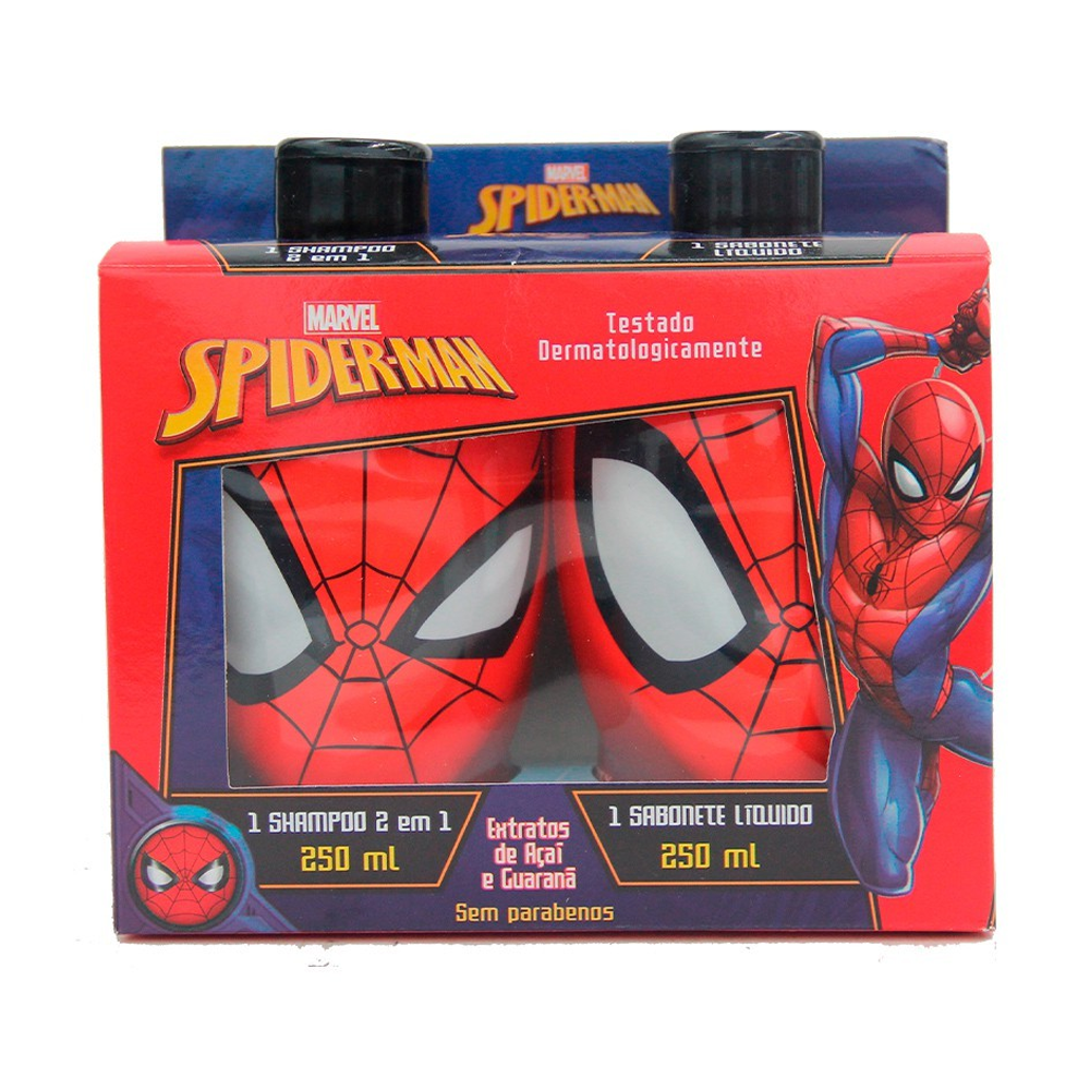 KIT BIOTROPIC SPIDER MAN SH+COND 2EM1 250ML+SAB LIQ - Kit Biotropic ...