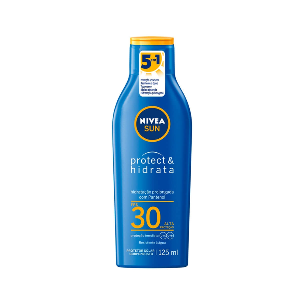 PROT SOLAR NIVEA SUN PROTECT & HIDRATA FPS30 125ML - Protetor Solar ...