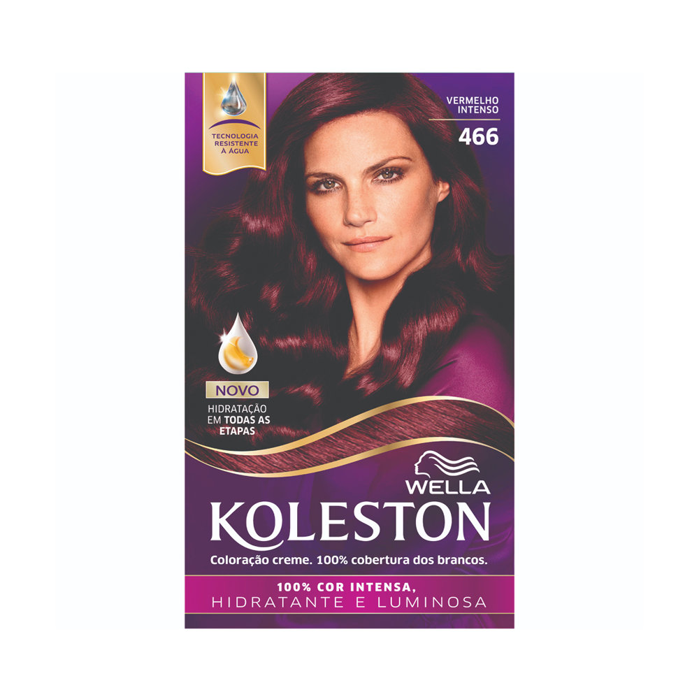 TINT KOLESTON 466 VERMELHO INTENSO - Tintura Koleston Nº466 Vermelho Intenso - 2-COTY