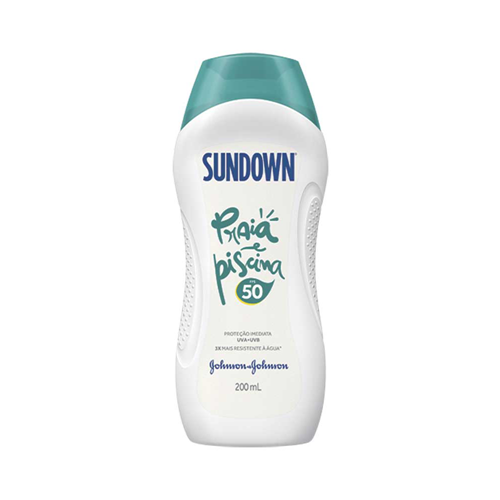 Protetor Solar Sundown Praia e Piscina FPS 50, 200mL P7891010020279 ...