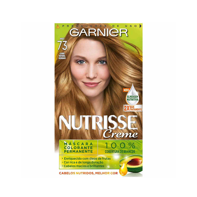 Tintura Garnier Nutrisse Creme nº 73 avelã P7896014125388 - Tintura ...