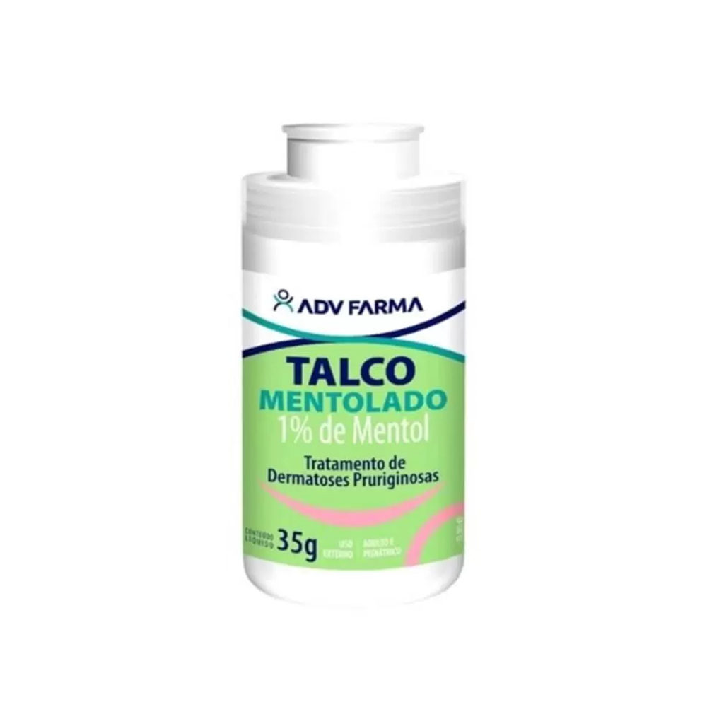 Talco Mentolado ADV 35g P7896230301177 - Talco Mentolado Adv Com 35G - ADV