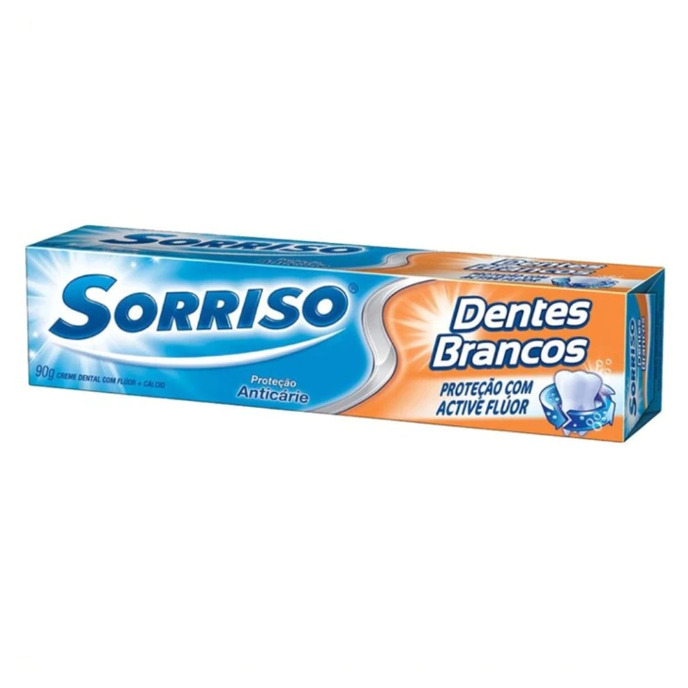Creme Dental Sorriso Dentes Brancos 90g P7891528030142 - Creme Dental ...