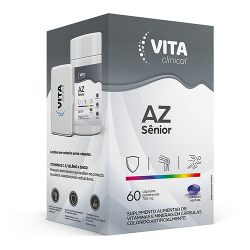 VITACLINICAL AZ SENIOR C/60 CAPS SOROCAPS - Vitaclinical AZ Sênior 60 ...