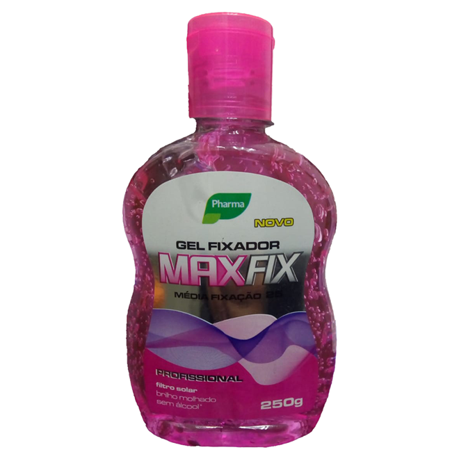 Gel Max Fix Médio Fixador Com 250G Pharma - Gel Max Fix Médio Fixador ...