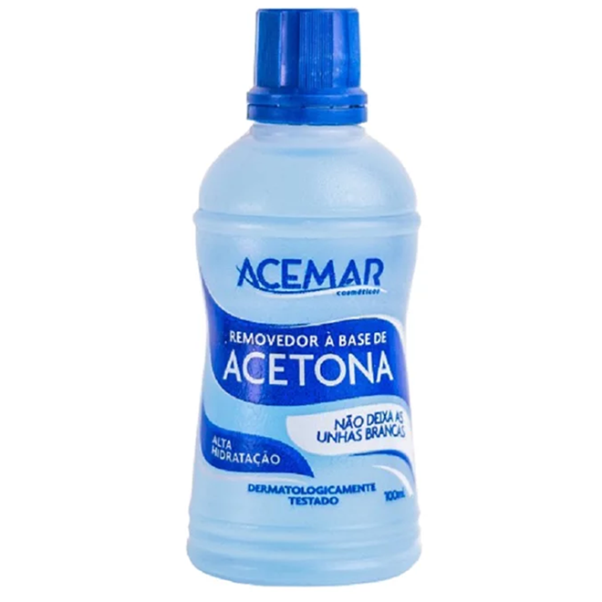 Acetona Acemar Com 100Ml - Acetona Acemar Com 100Ml - DAILUS