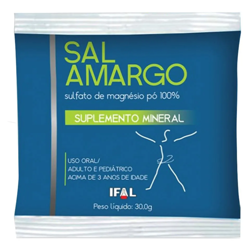 Sal Amargo Sachê Com 30G Ifal - Sal Amargo Sachê Com 30G Ifal - 2-IFAL