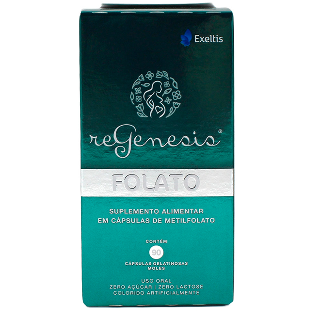 REGENESIS FOLATO C/90 CAPS EXELTIS - Regenesis Folato Com 90 Cápsulas ...