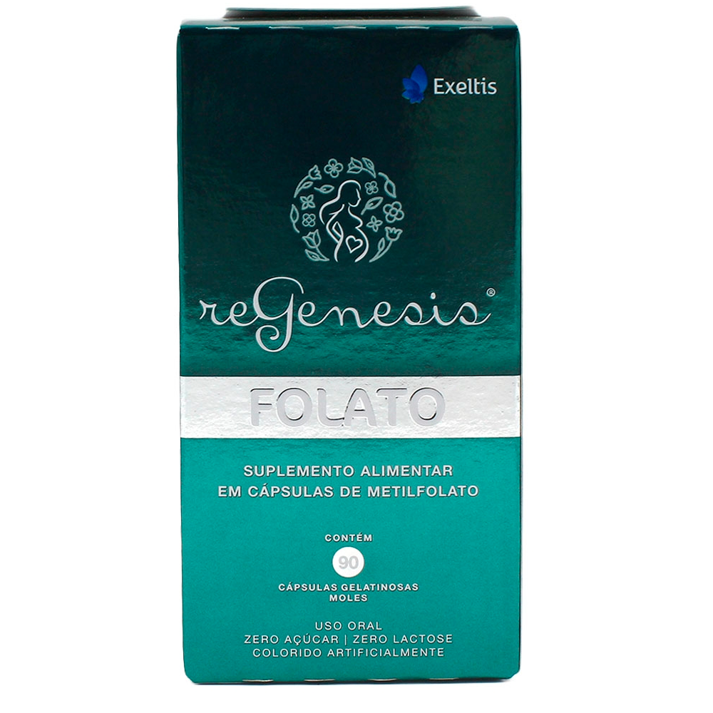 REGENESIS FOLATO C/90 CAPS EXELTIS - Regenesis Folato Com 90 Cápsulas ...