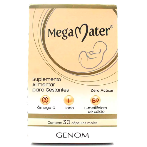 MEGA MATER C/30 CAPS GENOM - Mega Mater Com 30 Cápsulas Genom - GENOM