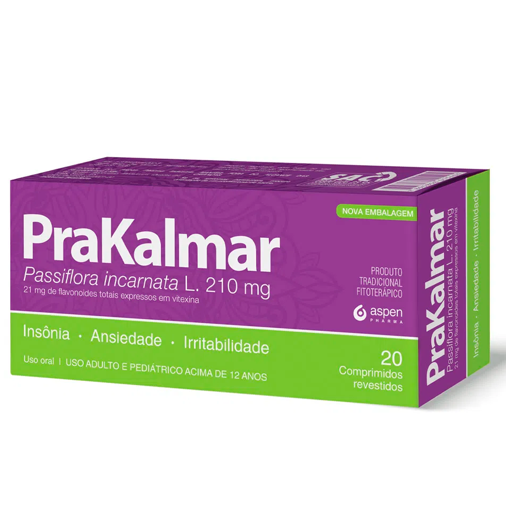 PRAKALMAR 210MG C/20 CPR ASPEN - Prakalmar 210MG Com 20 Comprimidos ...