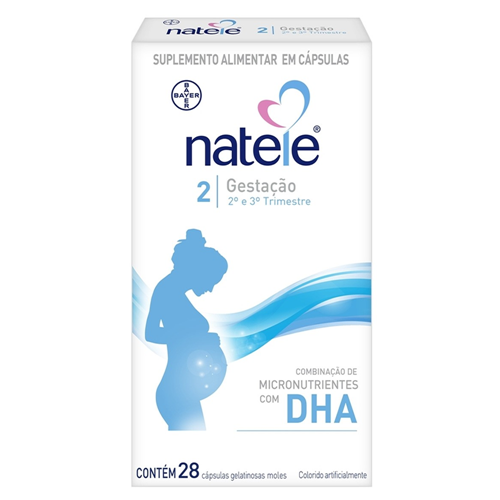 NATELE GESTACAO C/28 CAPS BAYER - Natele Gestação Com 28 Cápsulas Bayer ...