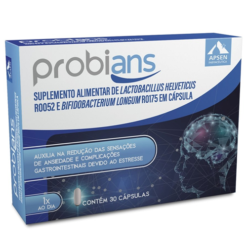 Probians Com 30 Cápsulas Apsen - Probians Com 30 Cápsulas Apsen - APSEN