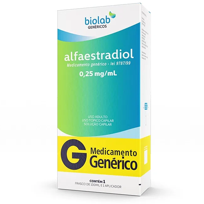 ALFAESTRADIOL 0,25MG/ML 100ML BIOLAB - Alfaestradiol 0,25Mg/Ml Com ...