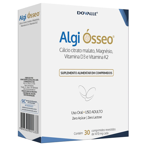 Algi Osseo Com 30 Comprimidos Dovalle - Algi Ósseo Com 30 Comprimidos ...