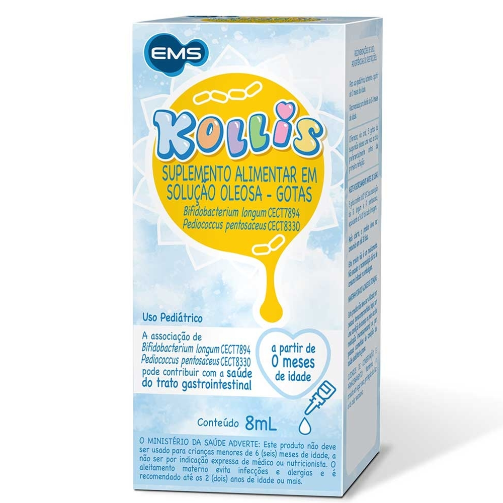 Kollis Gotas Com 8Ml EMS - Kollis Gotas Com 8Ml EMS - EMS