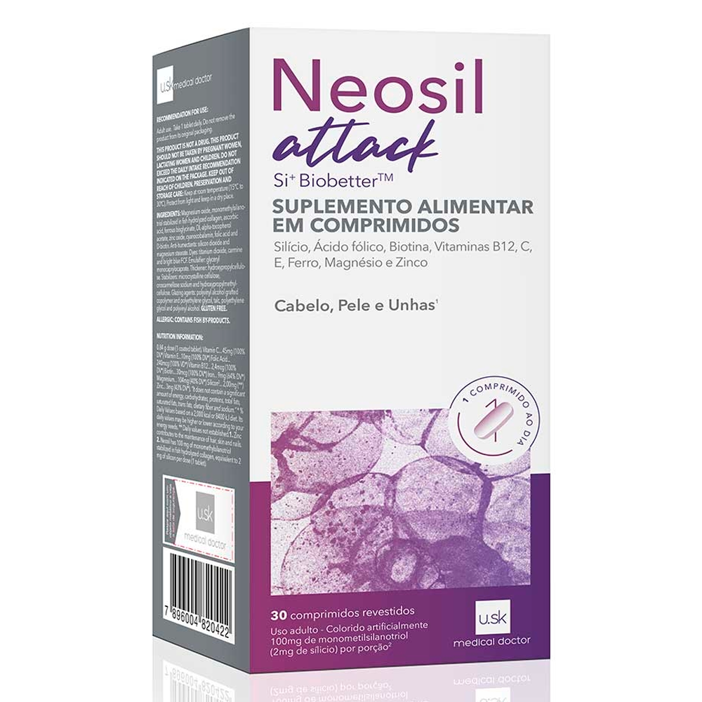 Neosil Attak Com 30 Comprimidos Germed - Neosil Attak Com 30 ...