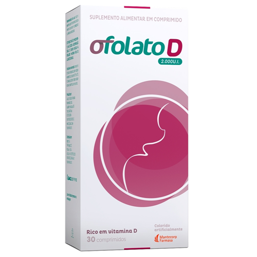 Ofolato D 2.000UI Com 30 Comprimidos Hypera - Ofolato D 2.000UI Com 30 ...