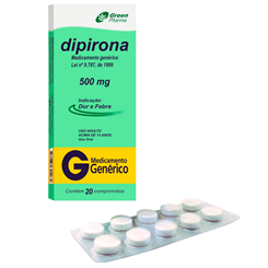 Dipirona Sódica 500Mg Com 20 Comprimidos Greenpharma - Dipirona Sódica ...