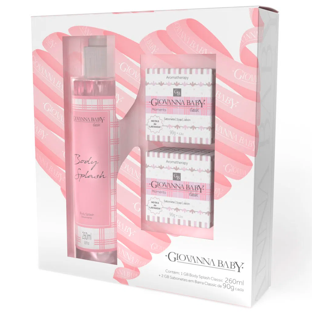 Kit Giovanna Baby Body Splash 260Ml + Sabonete Classic 90G - Kit ...
