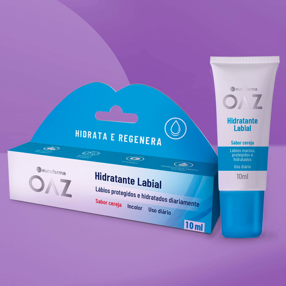 Hidratante Labial OAZ Com 10Ml - Hidratante Labial OAZ Com 10Ml ...