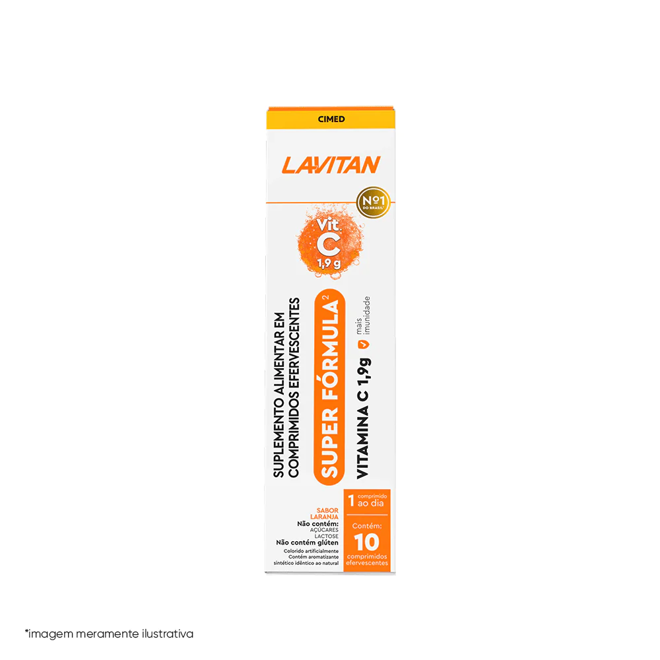 LAVITAN SUPER FORMULA VIT C C/10 CPR EFERV CIMED - LAVITAN SUPER ...
