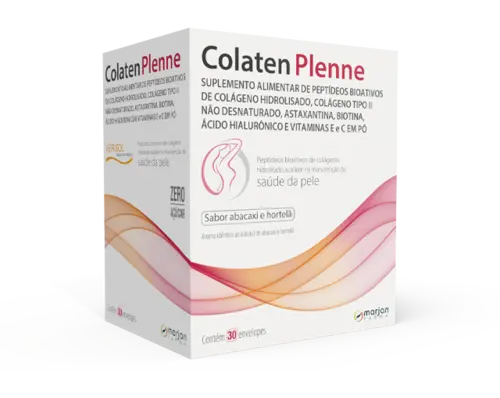 Colaten Plenne Com 30 Sachês sabor Abacaxi e Hortelã Marjan - Colaten ...